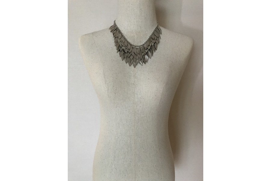 Collier argent femme pour mariage et mariée chic